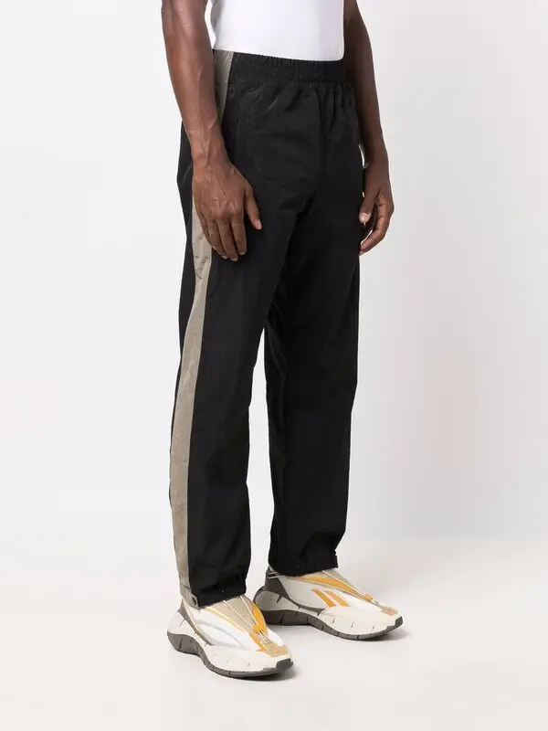 Palm Angels Pxp Logo-patch Track Pants - Black