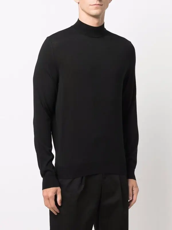 DRUMOHR Mock-neck Merino Jumper