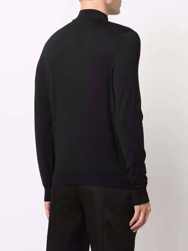 DRUMOHR Mock-neck Merino Jumper