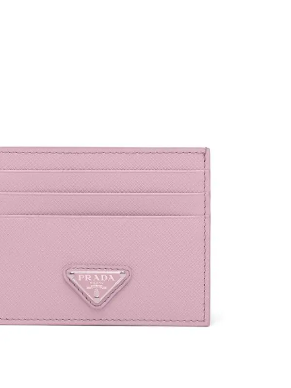 Prada Saffiano Leather Cardholder - Pink