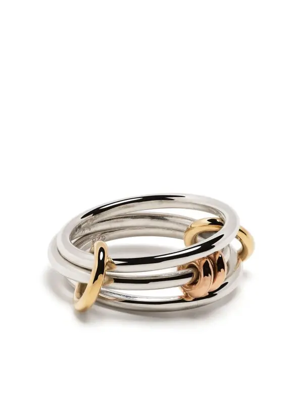 SPINELLI KILCOLLIN Sterling Silver And 18k Linked Ring - Gold