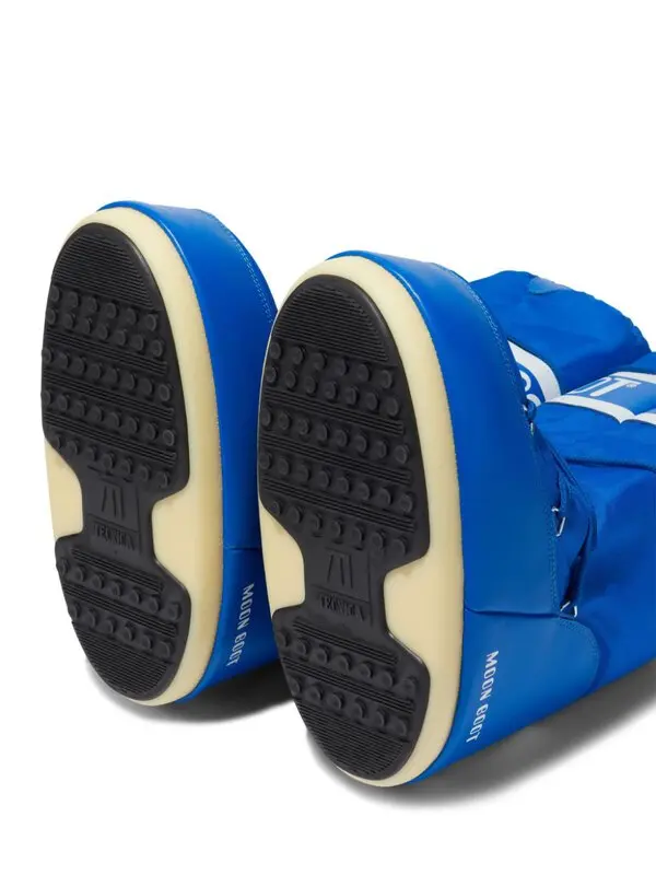 Moon Boot Lace-up Logo-print Snow Boots - Blue