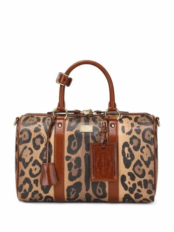 Dolce & Gabbana Crespo Leopard-print Handbag