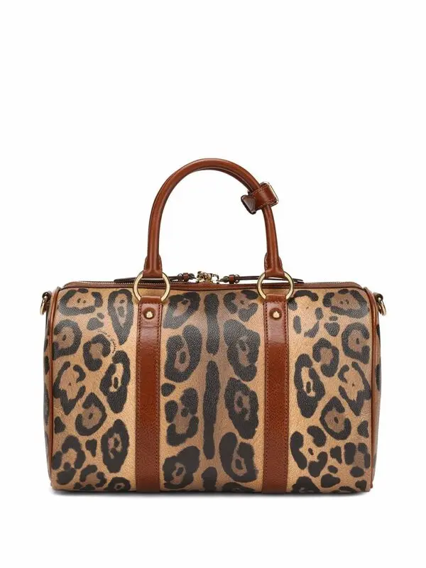 Dolce & Gabbana Crespo Leopard-print Handbag