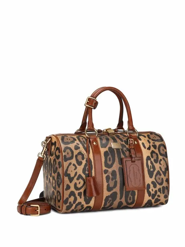 Dolce & Gabbana Crespo Leopard-print Handbag