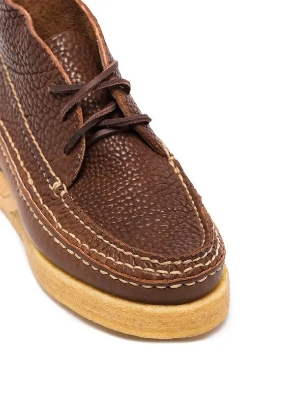 visvim CANOE MOC FOLK ハンドメイド ベージュ スエード Visvim Scout Moc Boots-Folk | Sand | Canoe Club