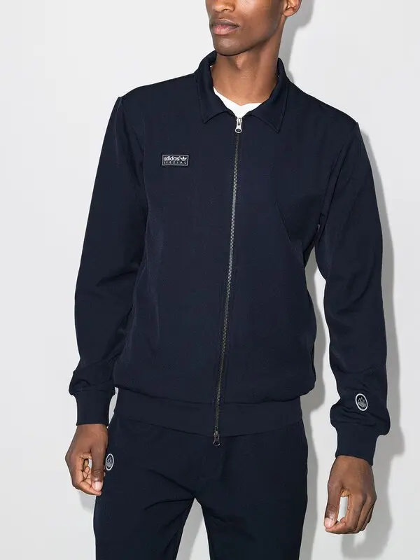 Adidas Spezial Ewood Zip-Up Track Jacket In Blue - 30% Off