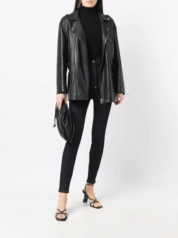 Philipp Plein Iconic High-waist Skinny Jeans