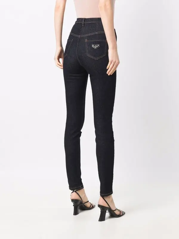Philipp Plein Iconic High-waist Skinny Jeans