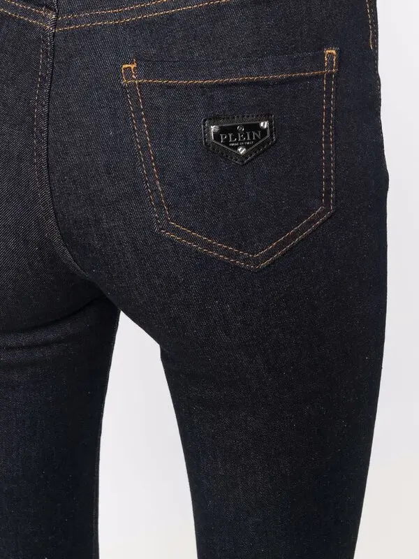 Philipp Plein Iconic High-waist Skinny Jeans