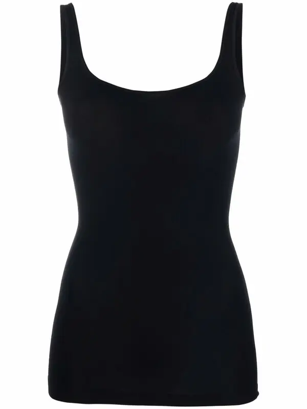 Wolford Scoop Back Tank Top - Black