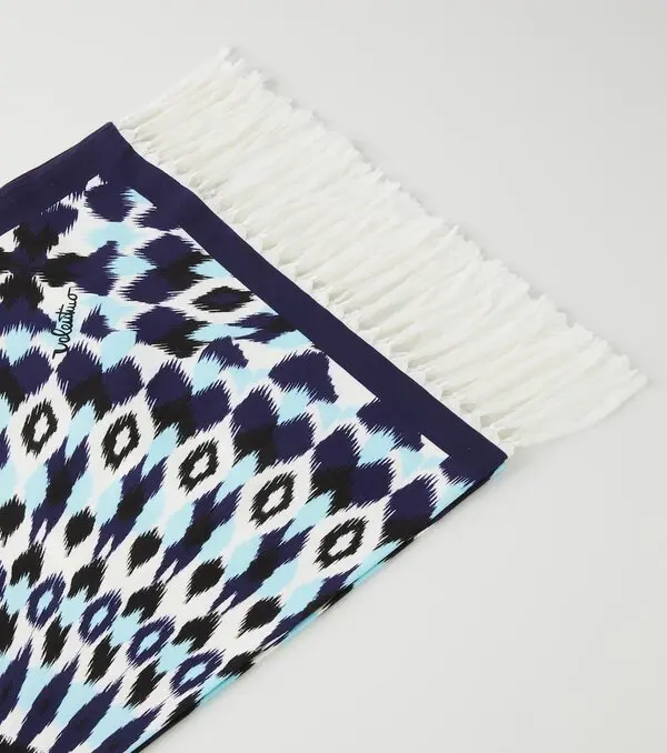 Valentino Garavani Printed Cotton Beach Towel