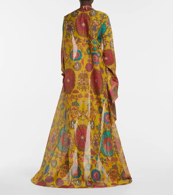 Valentino Garavani Exclusive To – Printed Cotton And Silk Kaftan