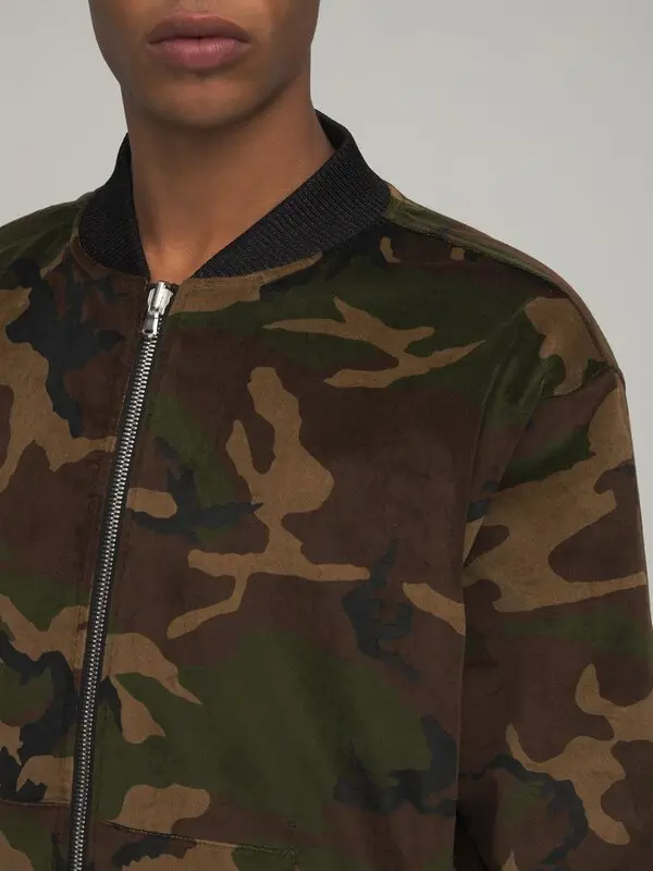 JUST DON Milwaukee Bucks Reversible Bomber Jacket
