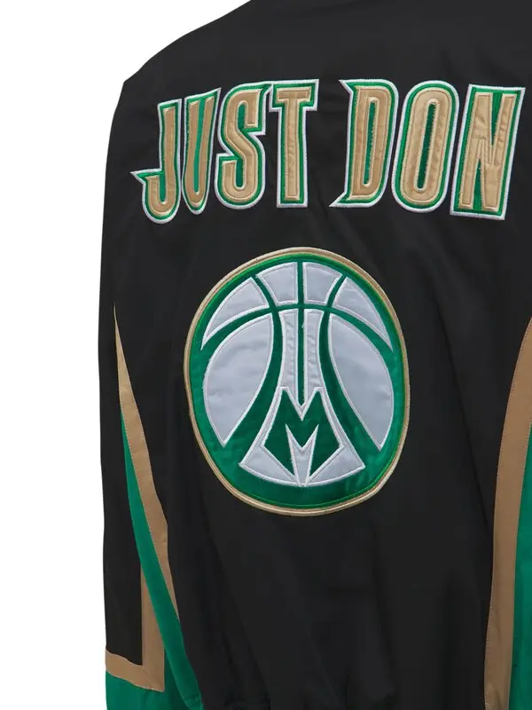JUST DON Milwaukee Bucks Reversible Bomber Jacket