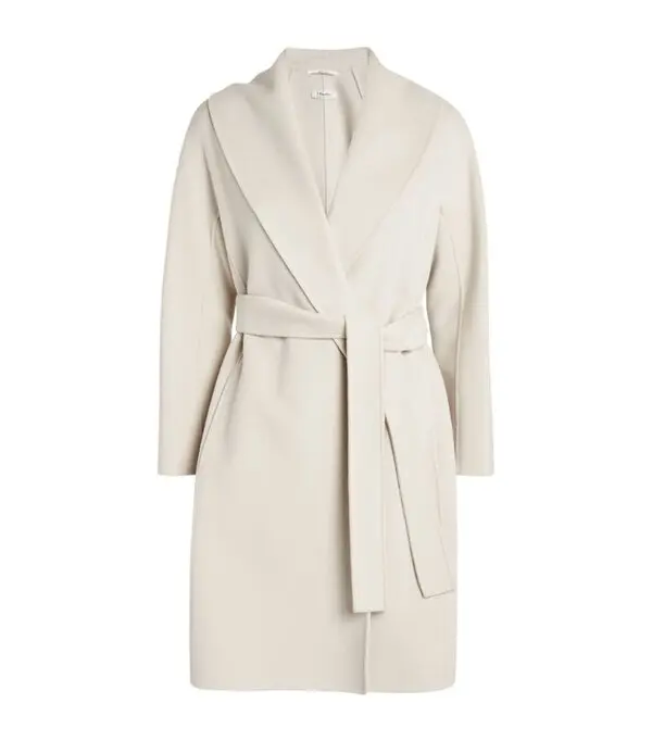 Max Mara Virgin Wool Belted Coat