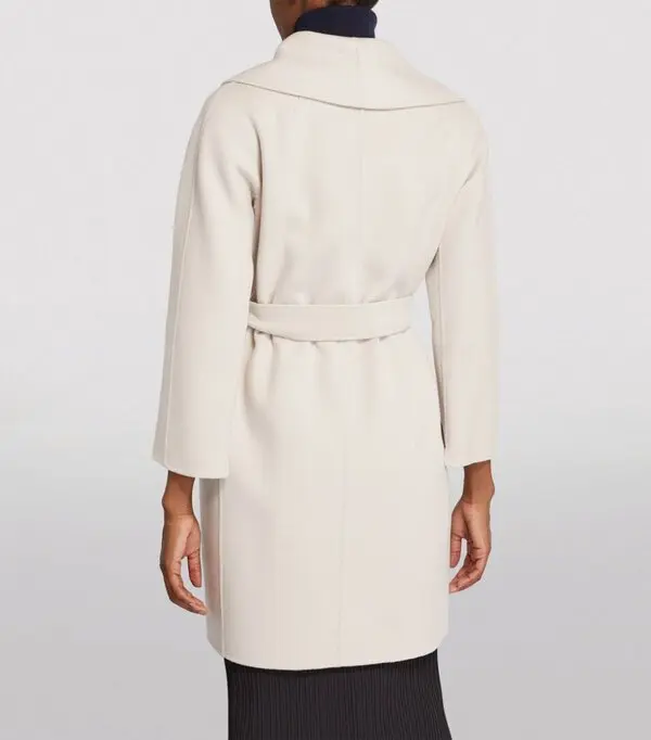 Max Mara Virgin Wool Belted Coat