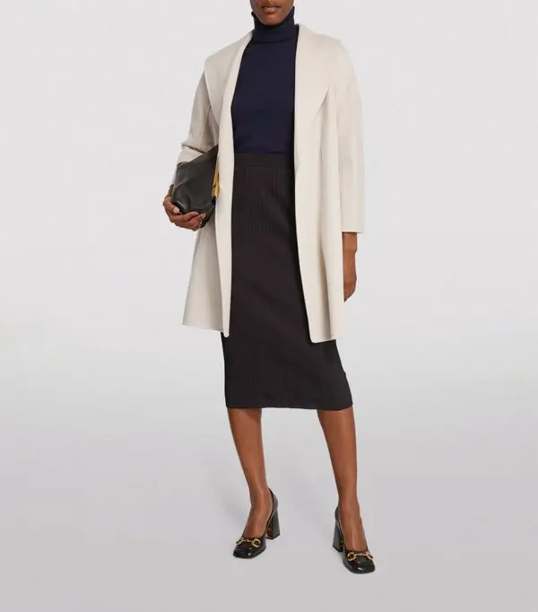 Max Mara Virgin Wool Belted Coat