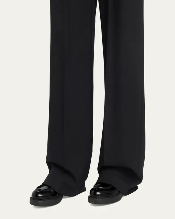 Prada Leather Loafers - Nero