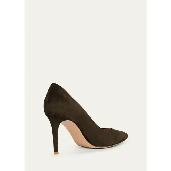 GIANVITO ROSSI 85 Pumps - Olive