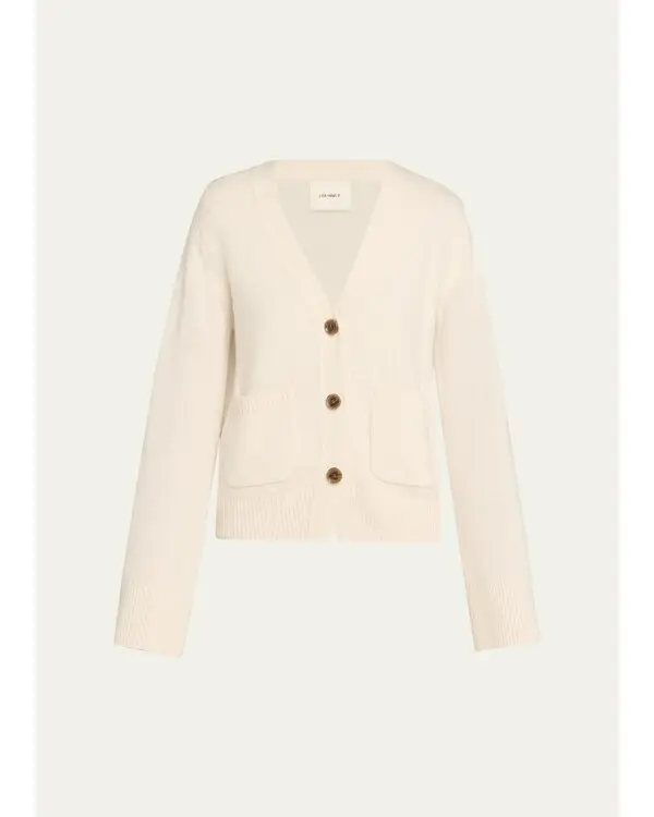 LISA YANG Danni Cashmere Cardigan - Cream