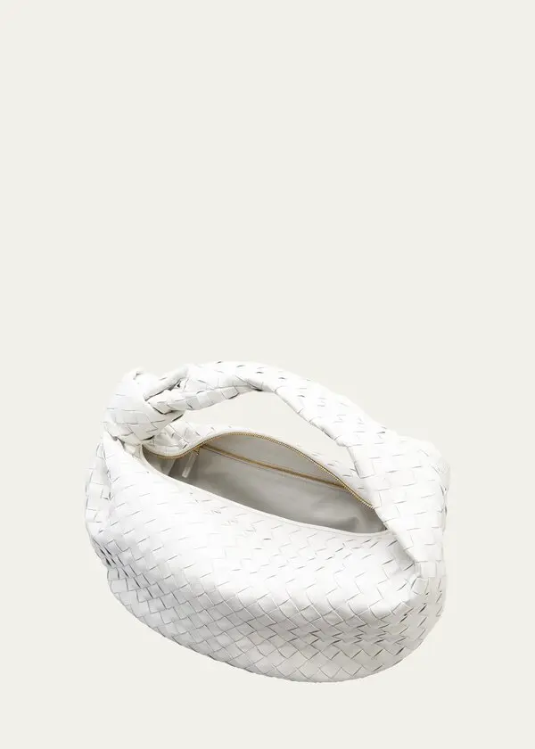Bottega Veneta Jodie Hobo Bag - White