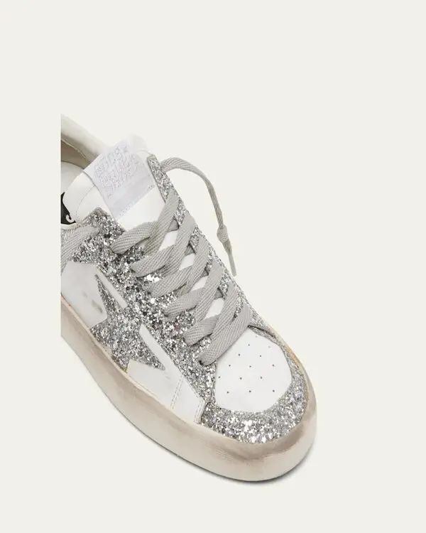 Golden Goose Stardan Low-Top Sneakers - White/Silver