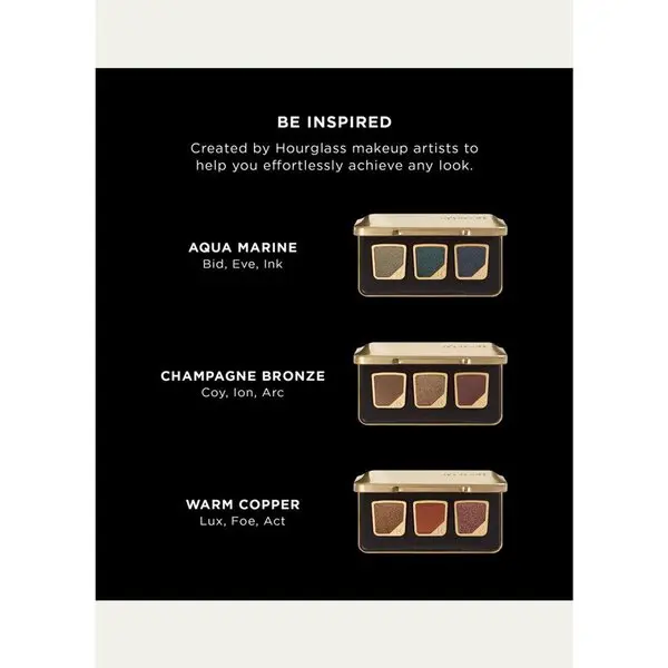 HOURGLASS Curator Three-pan Palette