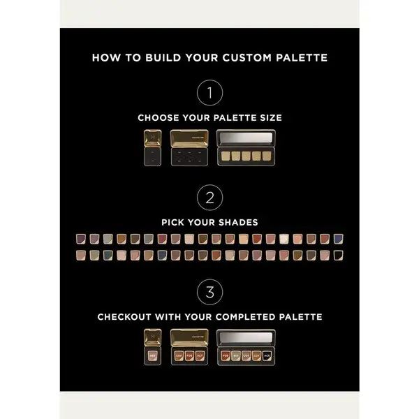HOURGLASS Curator Three-pan Palette