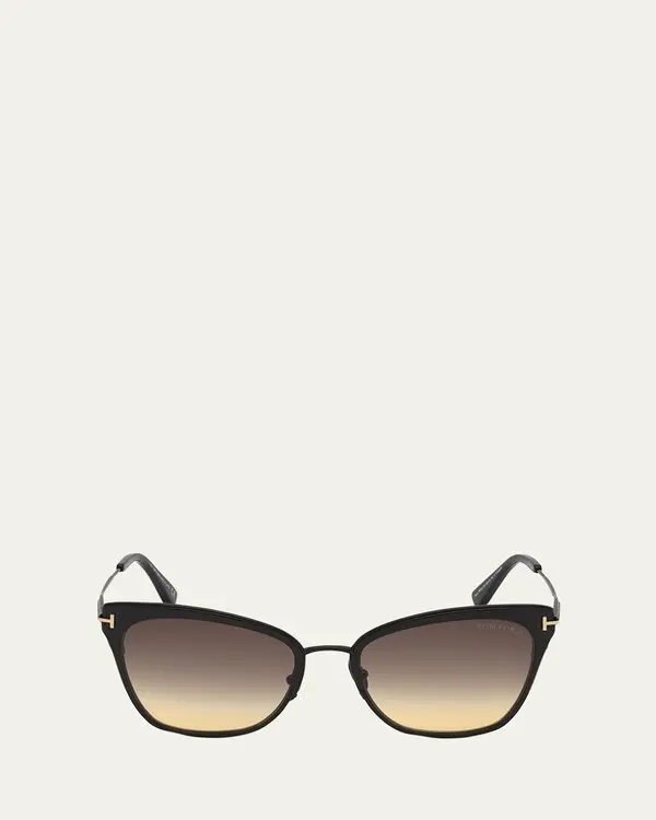 TOM FORD Faryn Cat-eye Sunglasses - Shiny Black