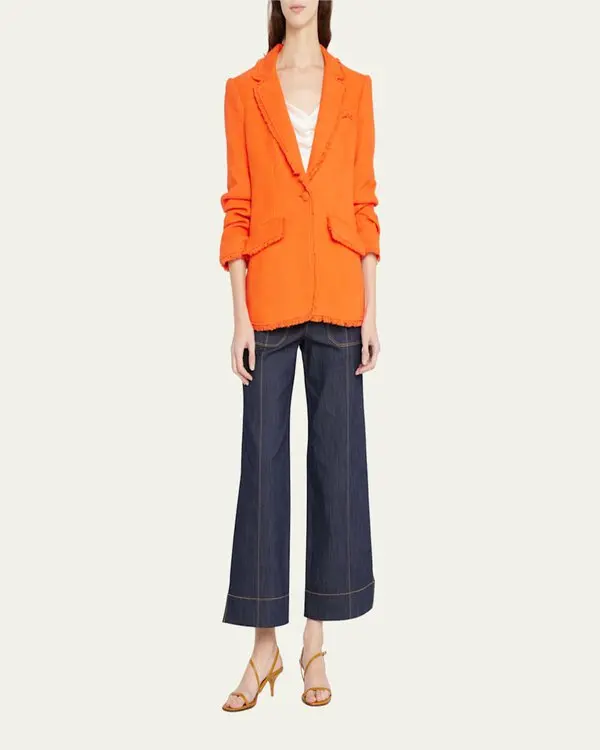 Cinq À Sept Benji Wide-leg Denim Pants