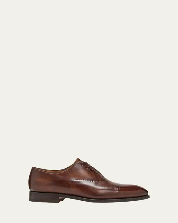 Bontoni Vittorio Cap-toe Oxfords - Medium Chocolate