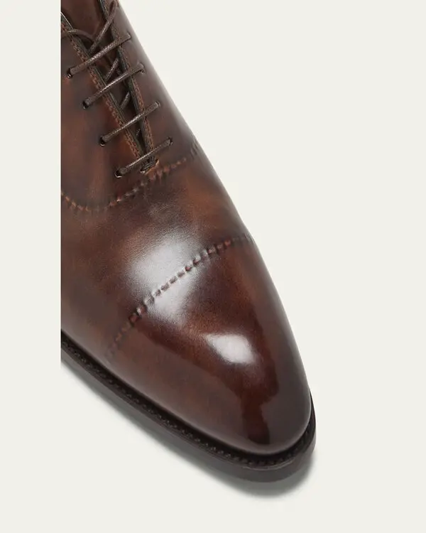 Bontoni Vittorio Cap-toe Oxfords - Medium Chocolate