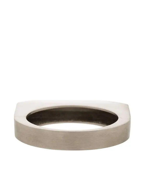 Rick Owens Crystal-Embellished Bangle Bracelet - Silver | Editorialist