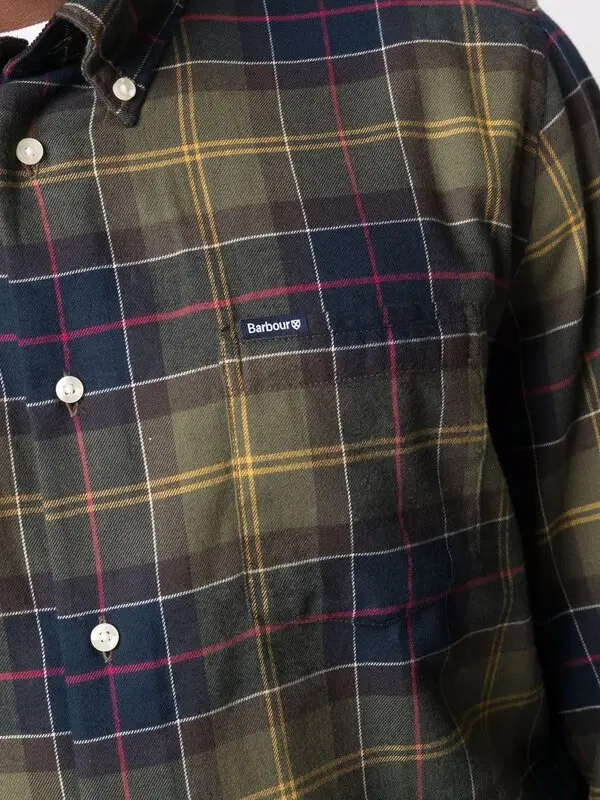 Barbour Fortrose Tartan-pattern Button-down Shirt