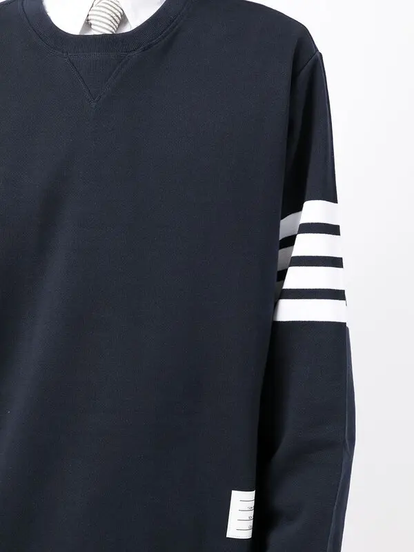 Thom Browne 4-bar Stripe Sweatshirt - Blue