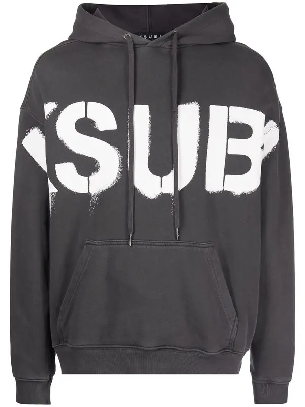 Ksubi Graffiti Stencil Logo Hoodie