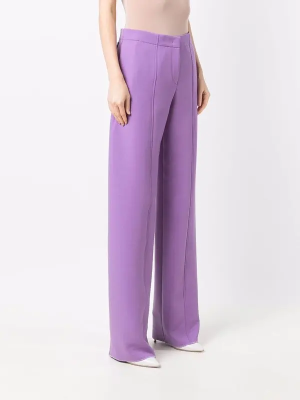 FERRAGAMO Straight-leg Trousers - Purple