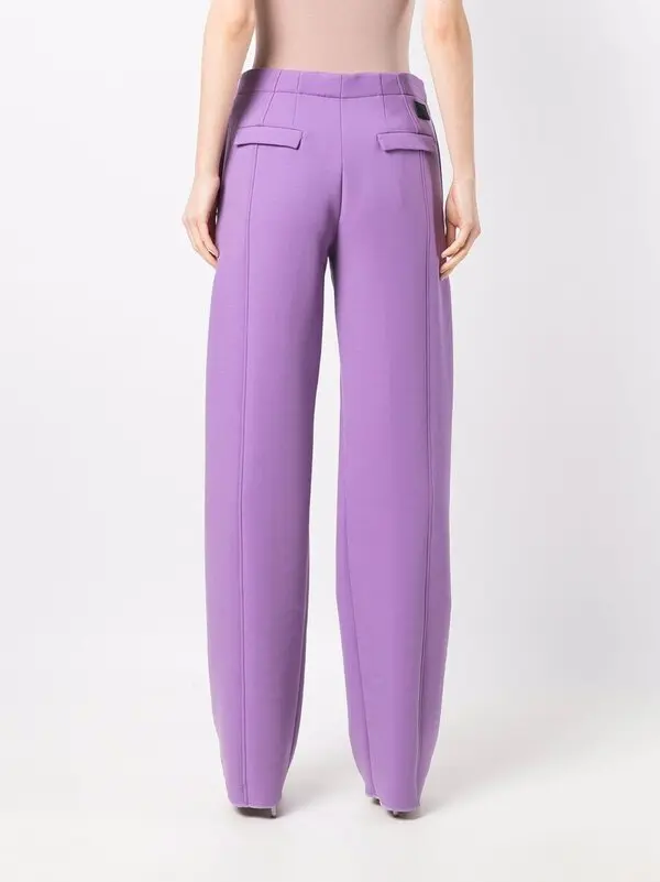 FERRAGAMO Straight-leg Trousers - Purple