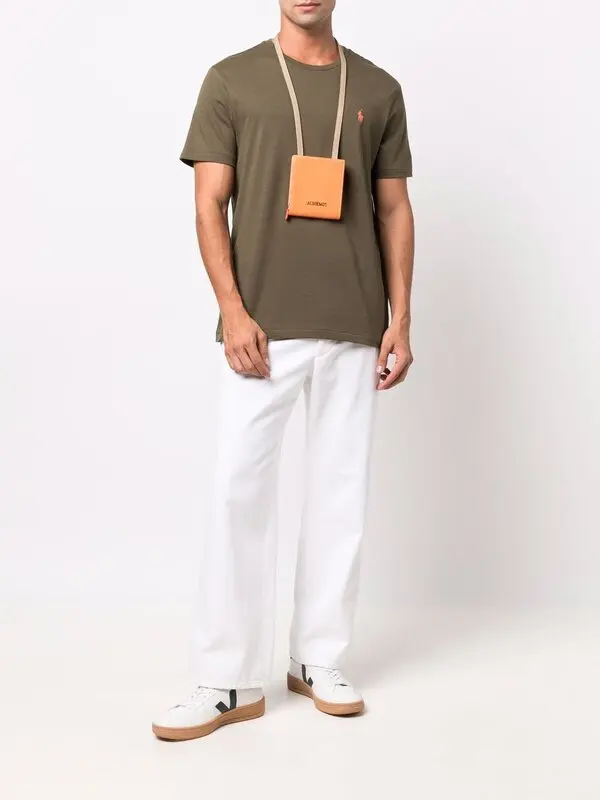 Polo Ralph Lauren Embroidered-logo Short-sleeve T-shirt - Green
