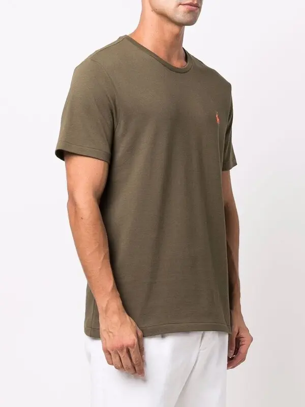 Polo Ralph Lauren Embroidered-logo Short-sleeve T-shirt - Green