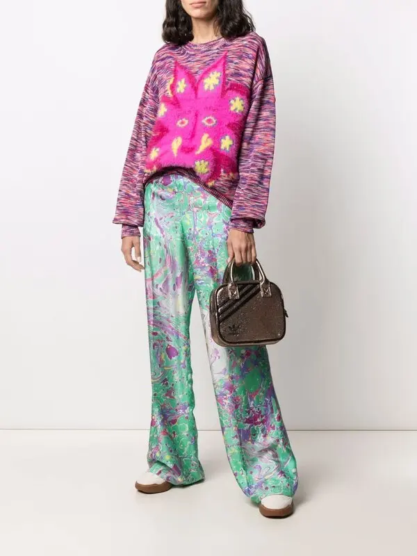 Stella McCartney X Ed Curtis Oil Swirl Trousers