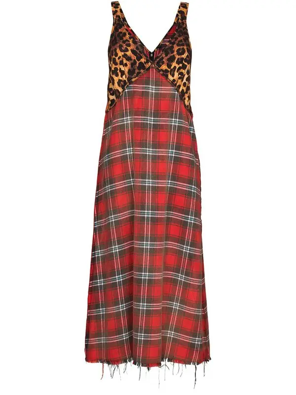 Ir　Draped plaid sleeveless dress TOCC110.jpg