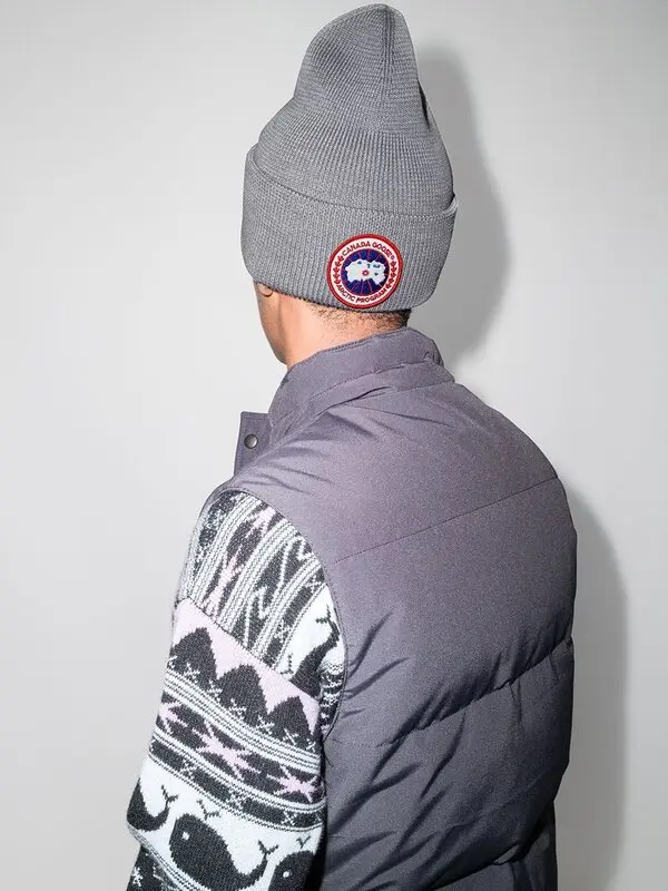 Canada Goose Arctic Disc Ribbed-knit Beanie