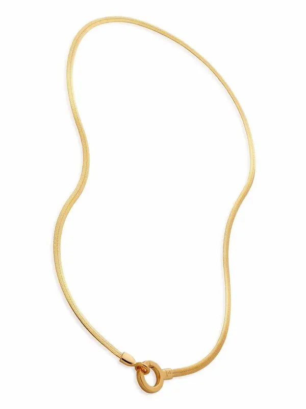 Monica Vinader Snake Chain Necklace - Gold