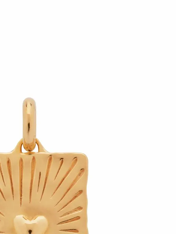 Monica Vinader Talisman Heart Pendant - Gold