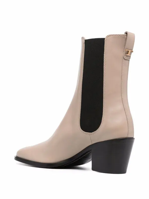 TOD'S Leather Chelsea Ankle Boots