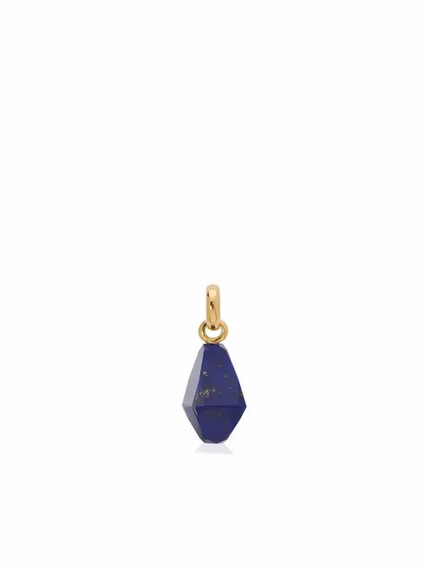 Monica Vinader Geometric Gemstone Pendant Charm - Gold