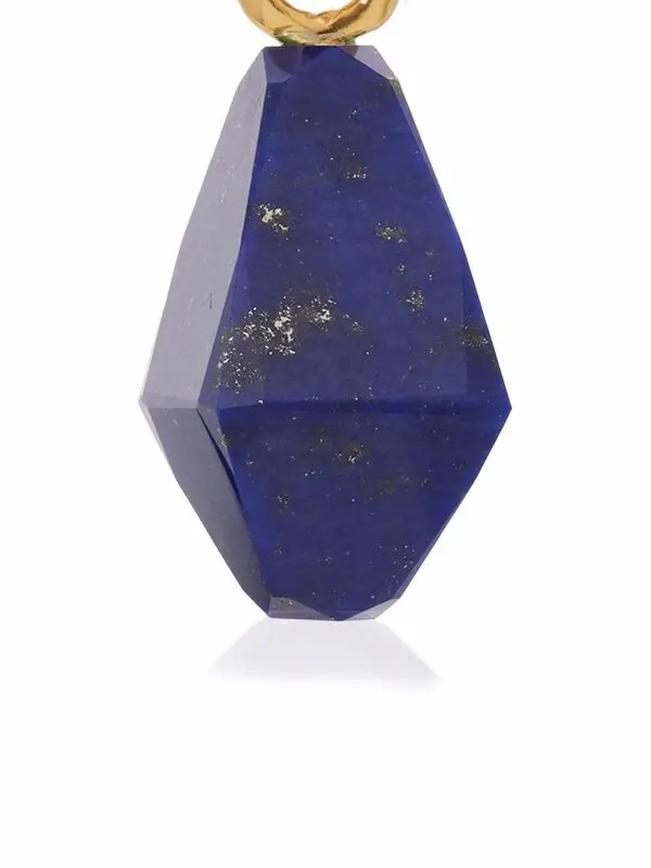 Monica Vinader Geometric Gemstone Pendant Charm - Gold