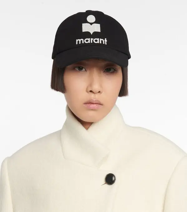 Isabel Marant Étoile Tyron Cotton Baseball Cap - Black